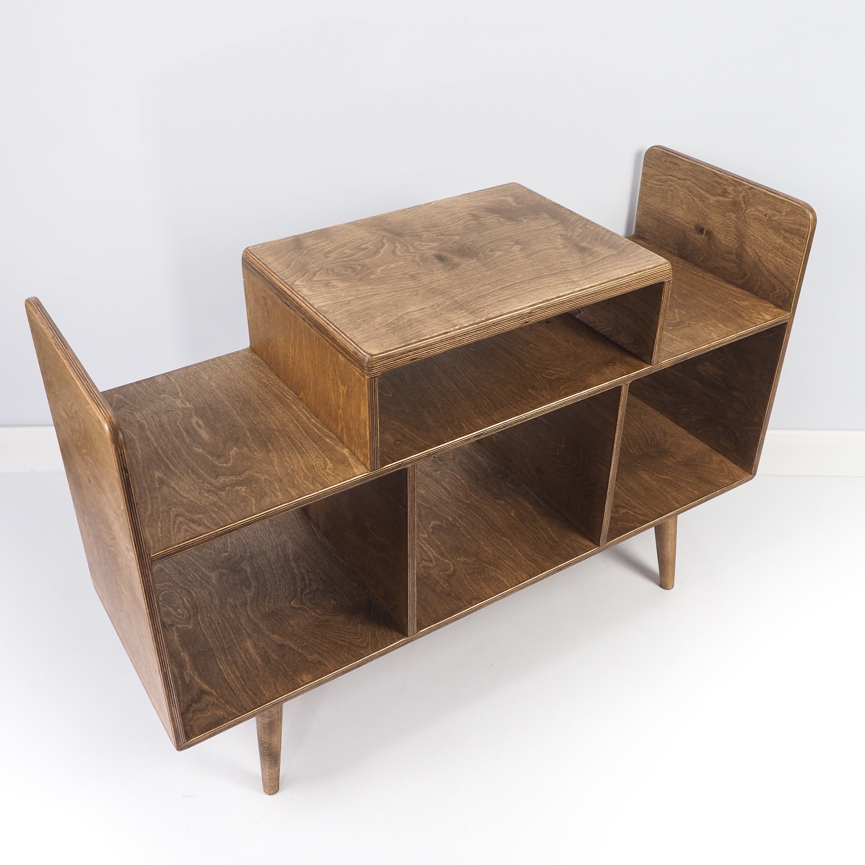 Modern Record Player Stand, Vinyl Storage, Records Display, Turntable ...