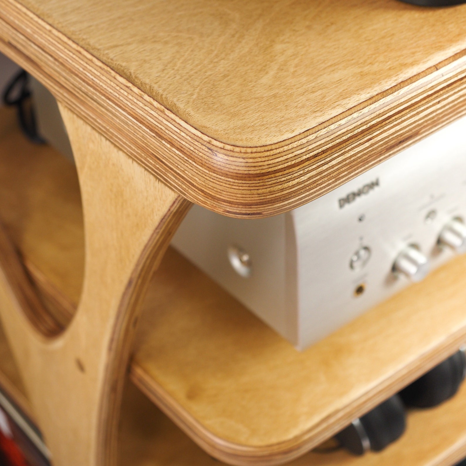 Mid Century Modern Turntable Stand Wooden Record Player - Etsy UK