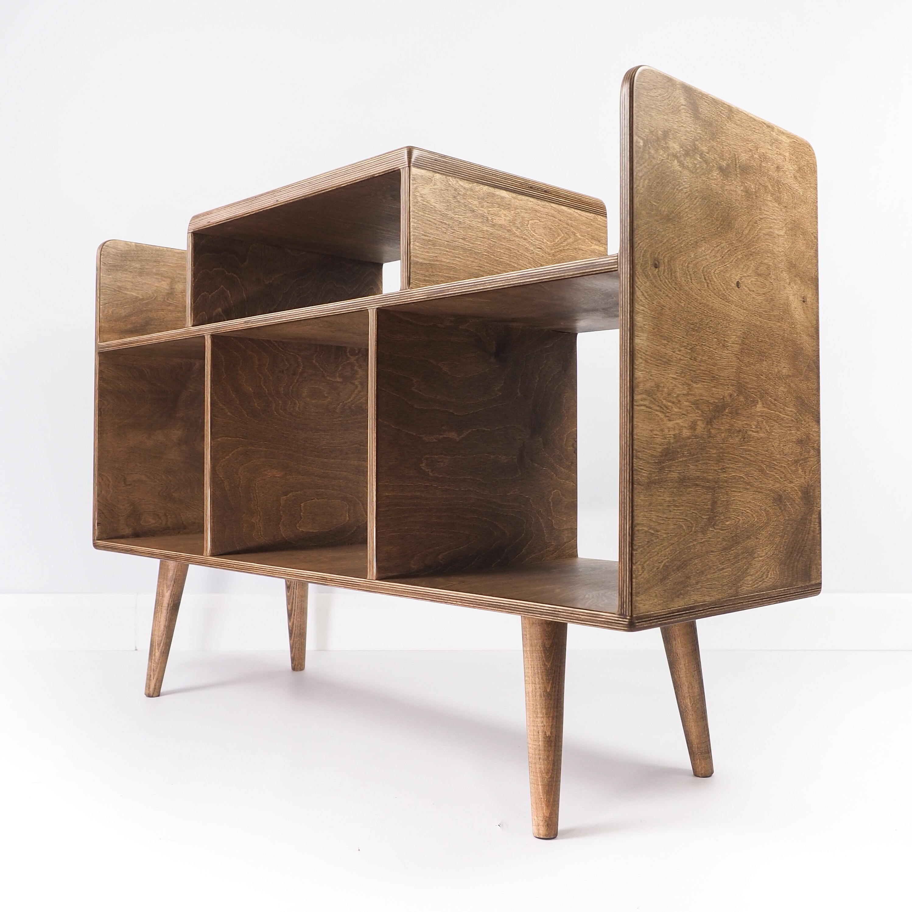Modern Record Player Stand, Vinyl Storage, Records Display, Turntable ...