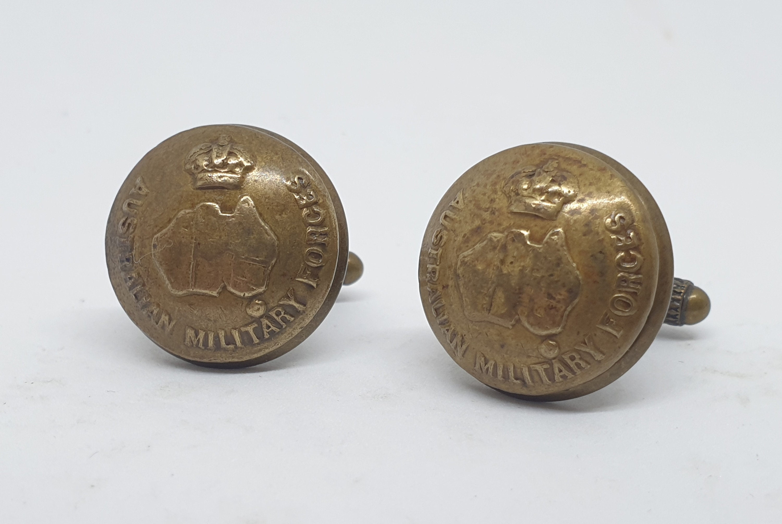 Historical WWI, First World War, Australian Forces Button Cufflinks ...