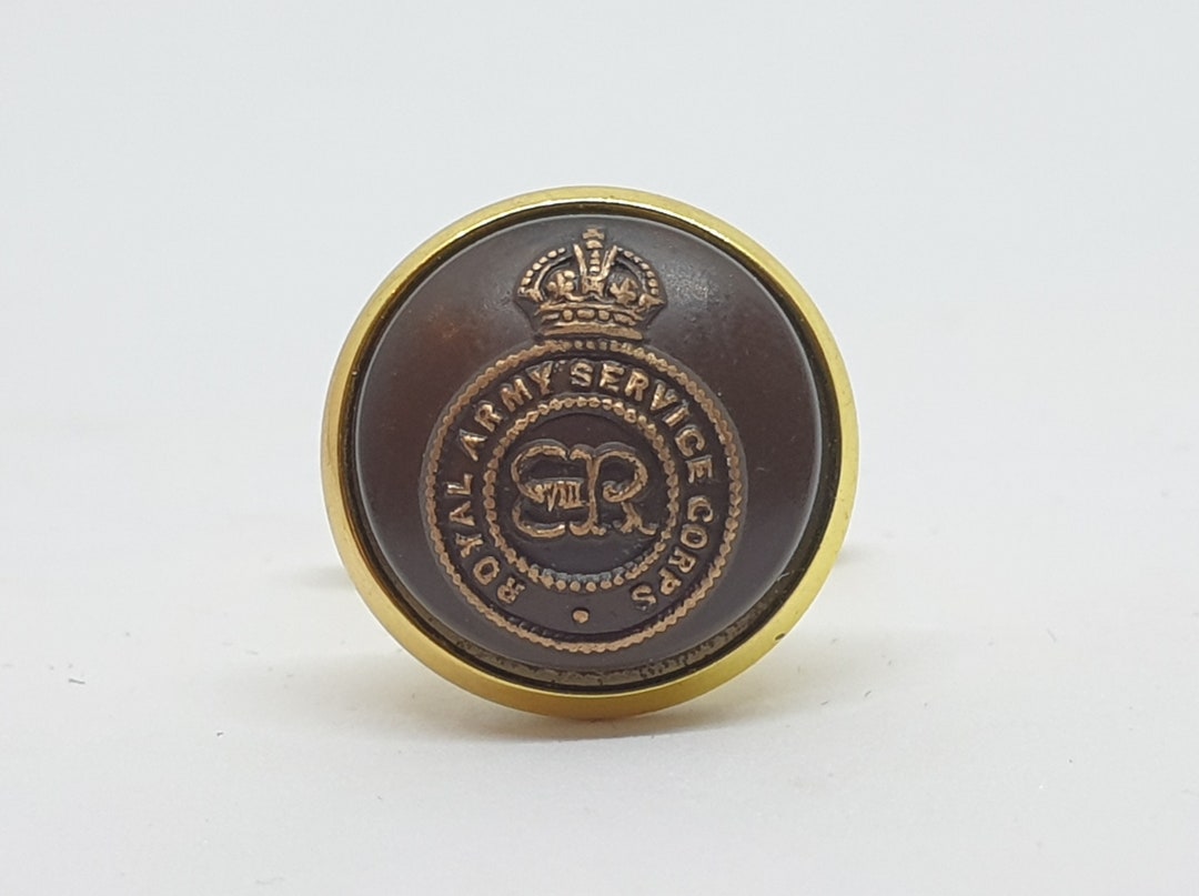 Historical King Edward VIII, Royal Army Service Corps (RASC) Button ...