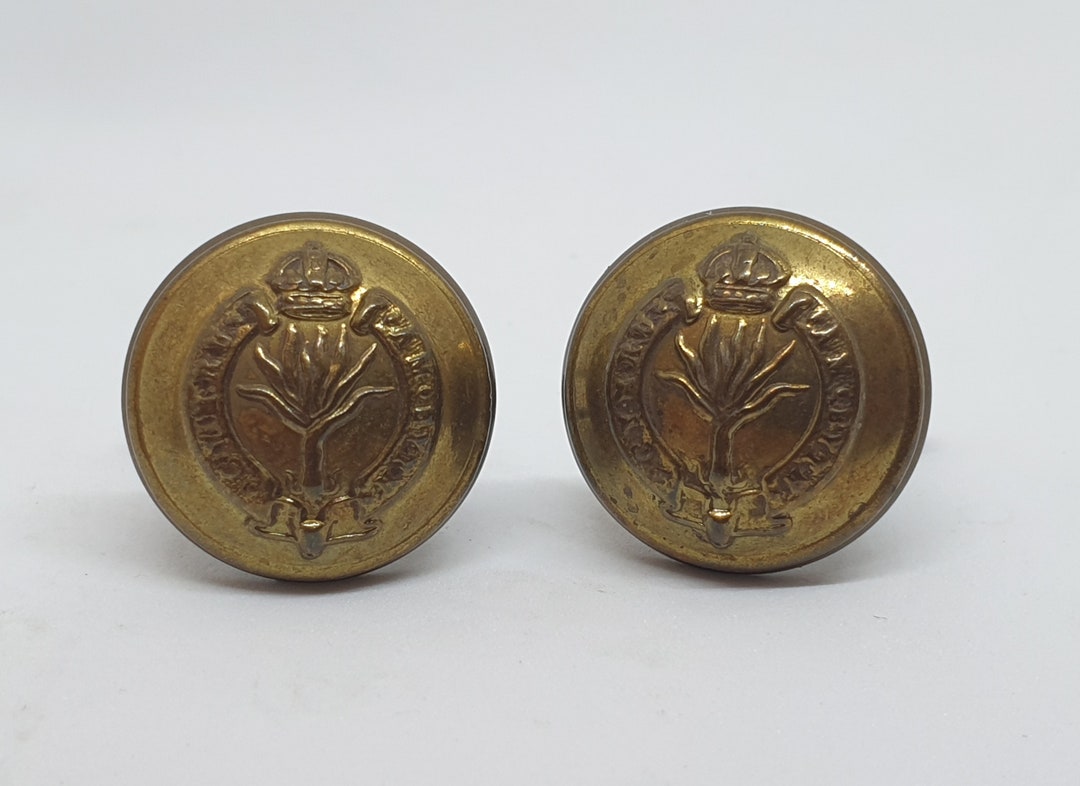 Historical WWII, Second World War, Welsh Guards Button Cufflinks ...
