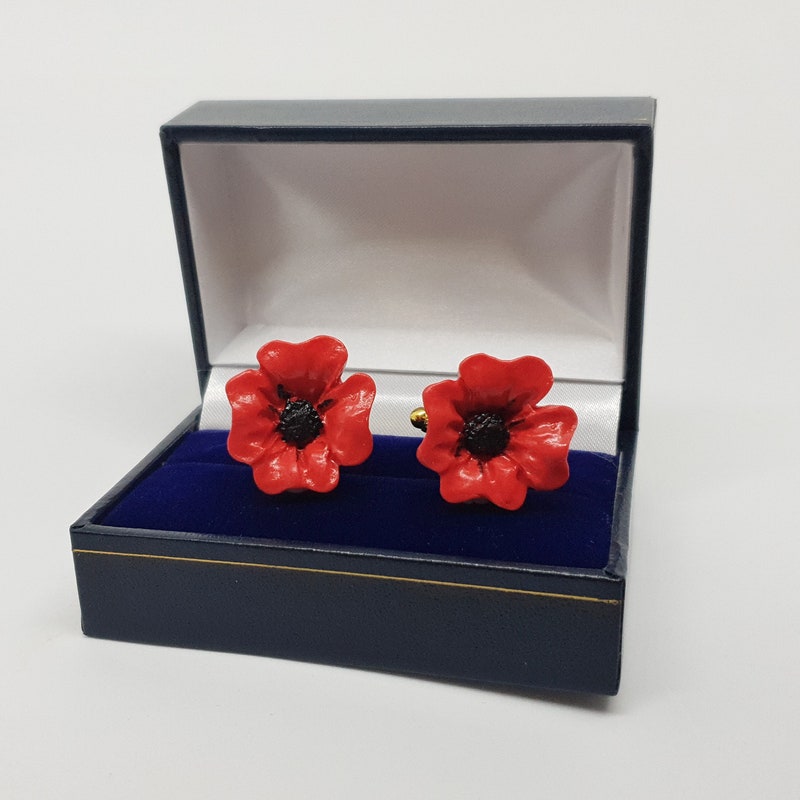 Flower Cufflinks - Etsy UK