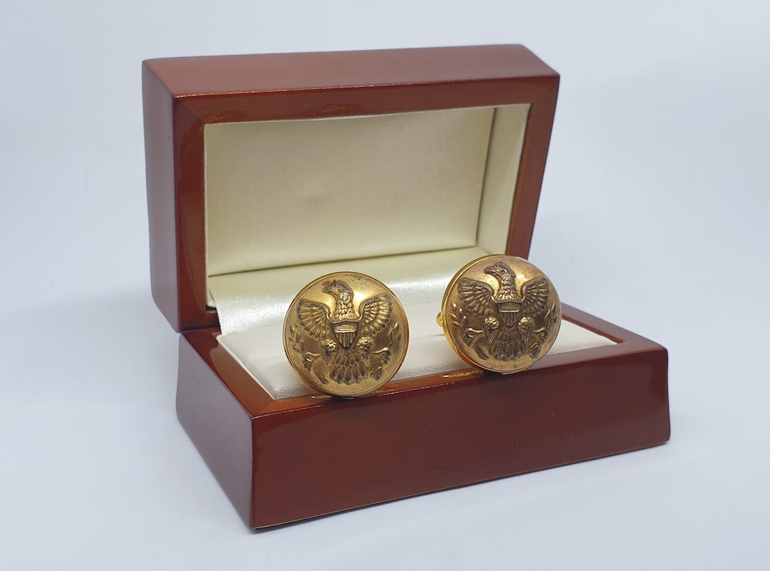 Historical Luxury Cufflinks USA Veteran Military Remembrance, American ...