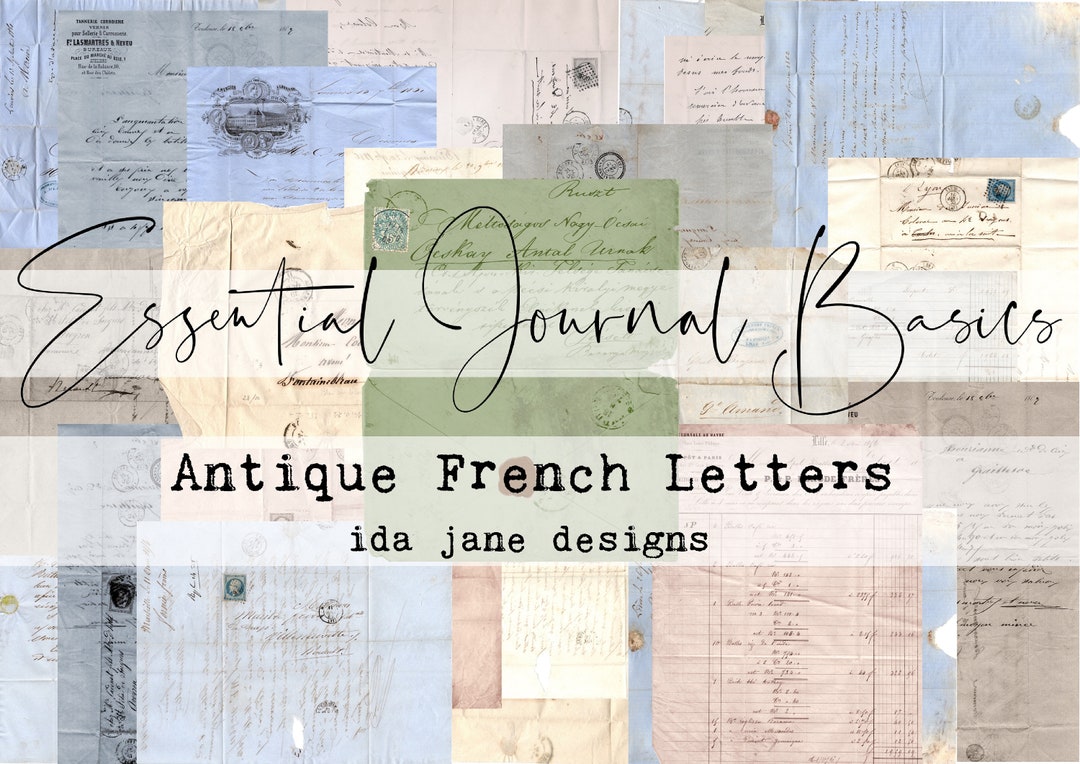 Essential Journal Basics / Antique French Envelopes - Etsy