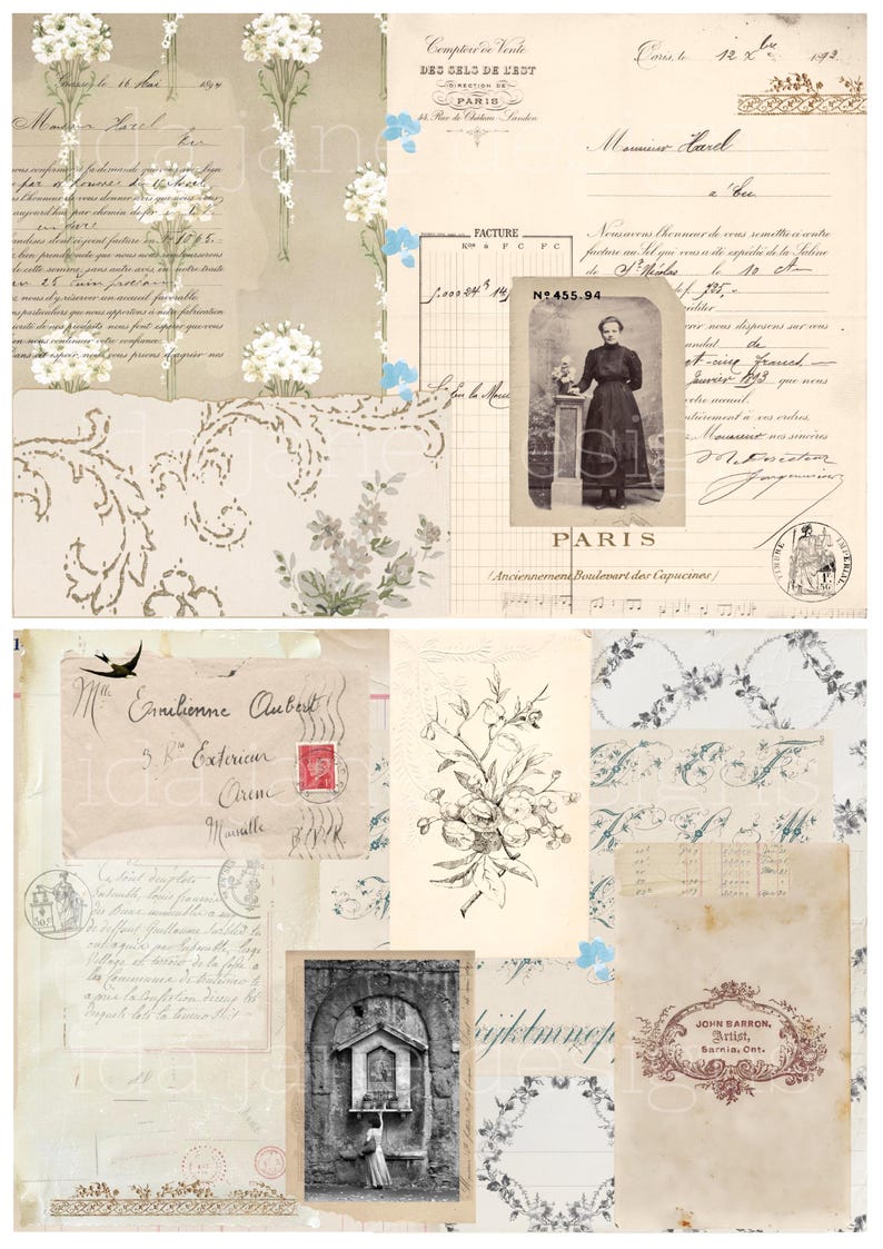 DAME BLANCH - Digital Download Collection of White to Cream Shades of ...
