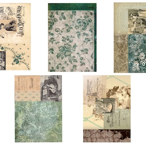 The Piano - Antique and Vintage Digital Paper Collection to Download ...