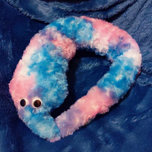 GIANT Worm on a String squirmles Plush - Etsy