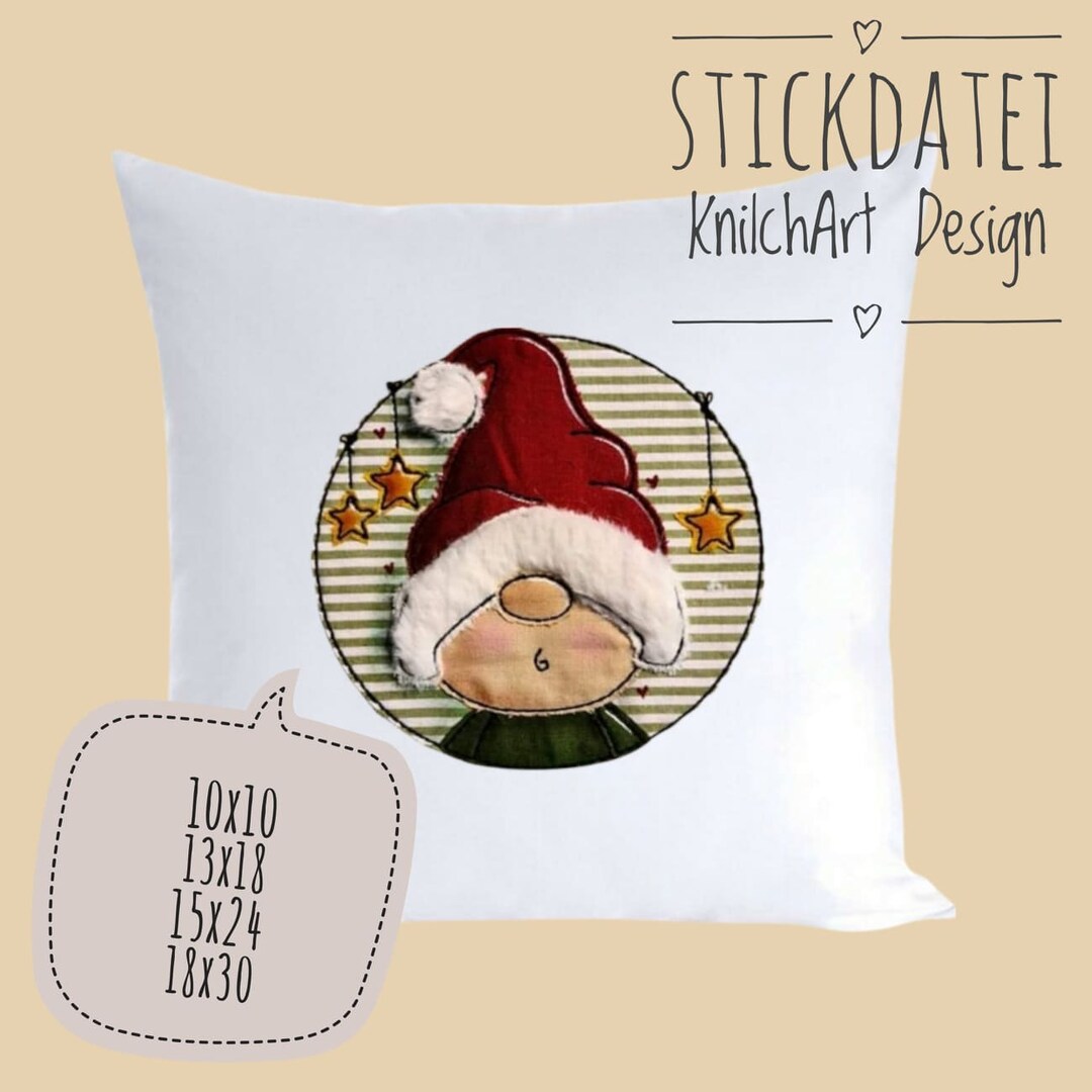 Embroidery File Elf Button - Etsy