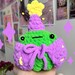 Handmade Crochet Frog Wizard Plushie Cute Frog Mage Stuffed Toy Magical ...