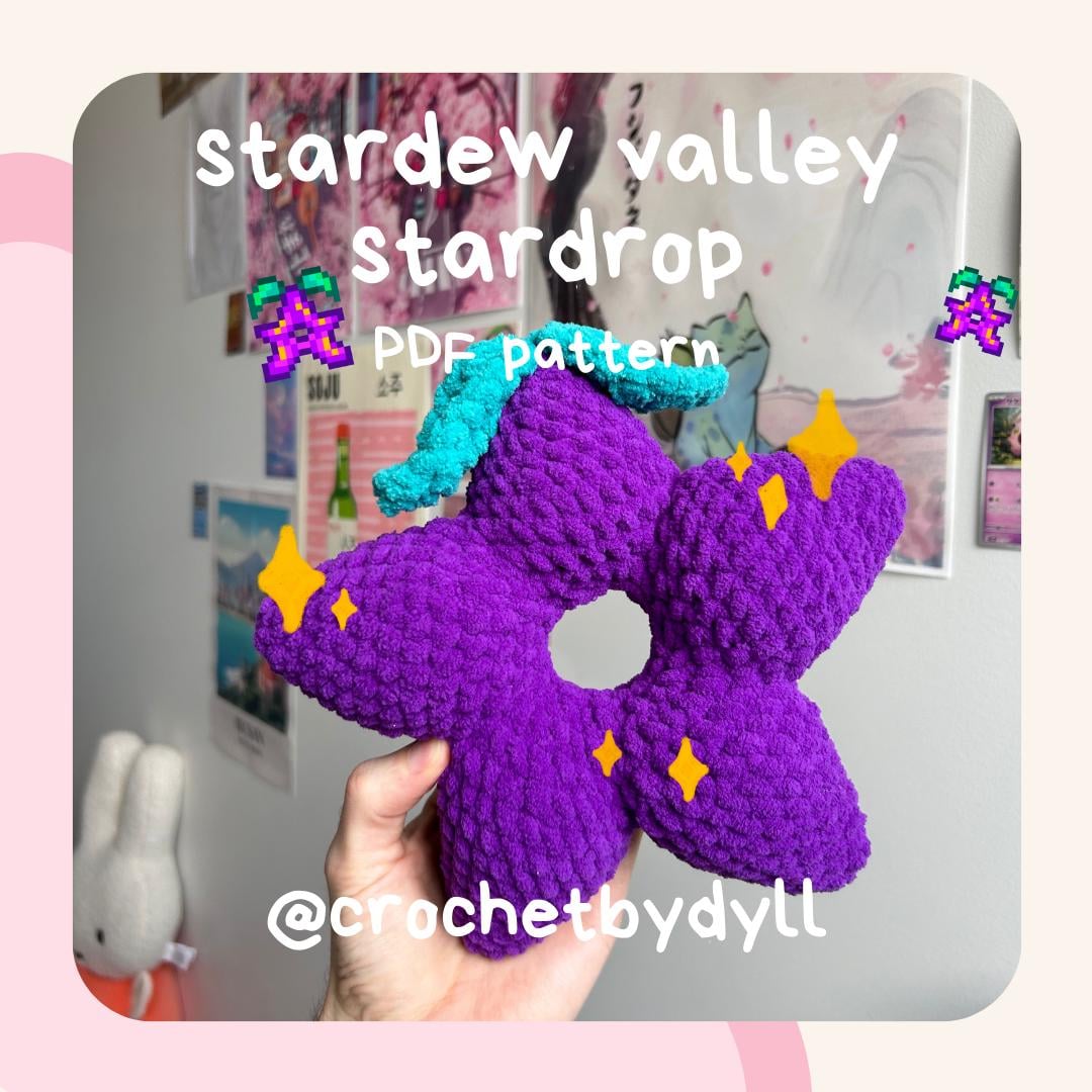 Stardew Valley Stardrop PDF Crochet Pattern – Easy Plushie Guide With ...