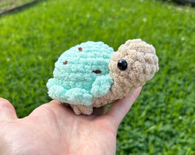 Ice-cream Turtle Crochet Amigurumi Stuffed Animal - Etsy
