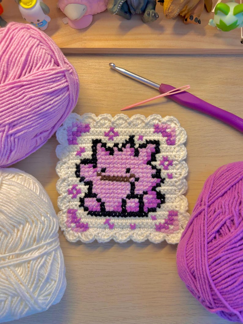 Dengar Crochet X Cross-stitch Tile Pattern - Etsy Canada