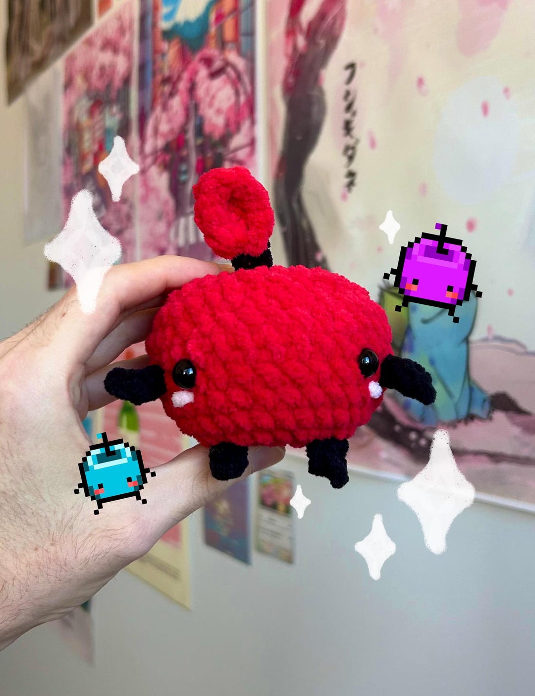 Stardew Valley Junimo Crochet Plushies Cute Amigurumi Gamer Gifts ...