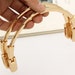 1pair Metal Purse Handle Gold Bag Handle Metal Handle Purse Frame Purse ...