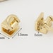 50set Solid Brass Double Cap Rivet 6mm/8mm/10mm Cap Leather Rivet Rapid ...