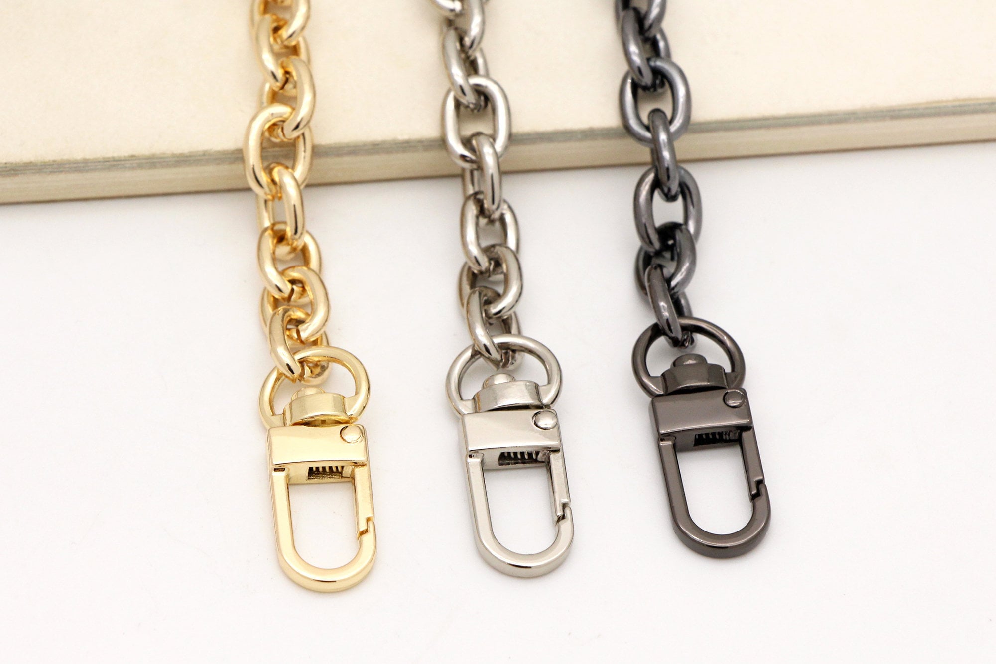 120cm Bag Chain with swivel clasp oval links Bag Chain bag | Etsy