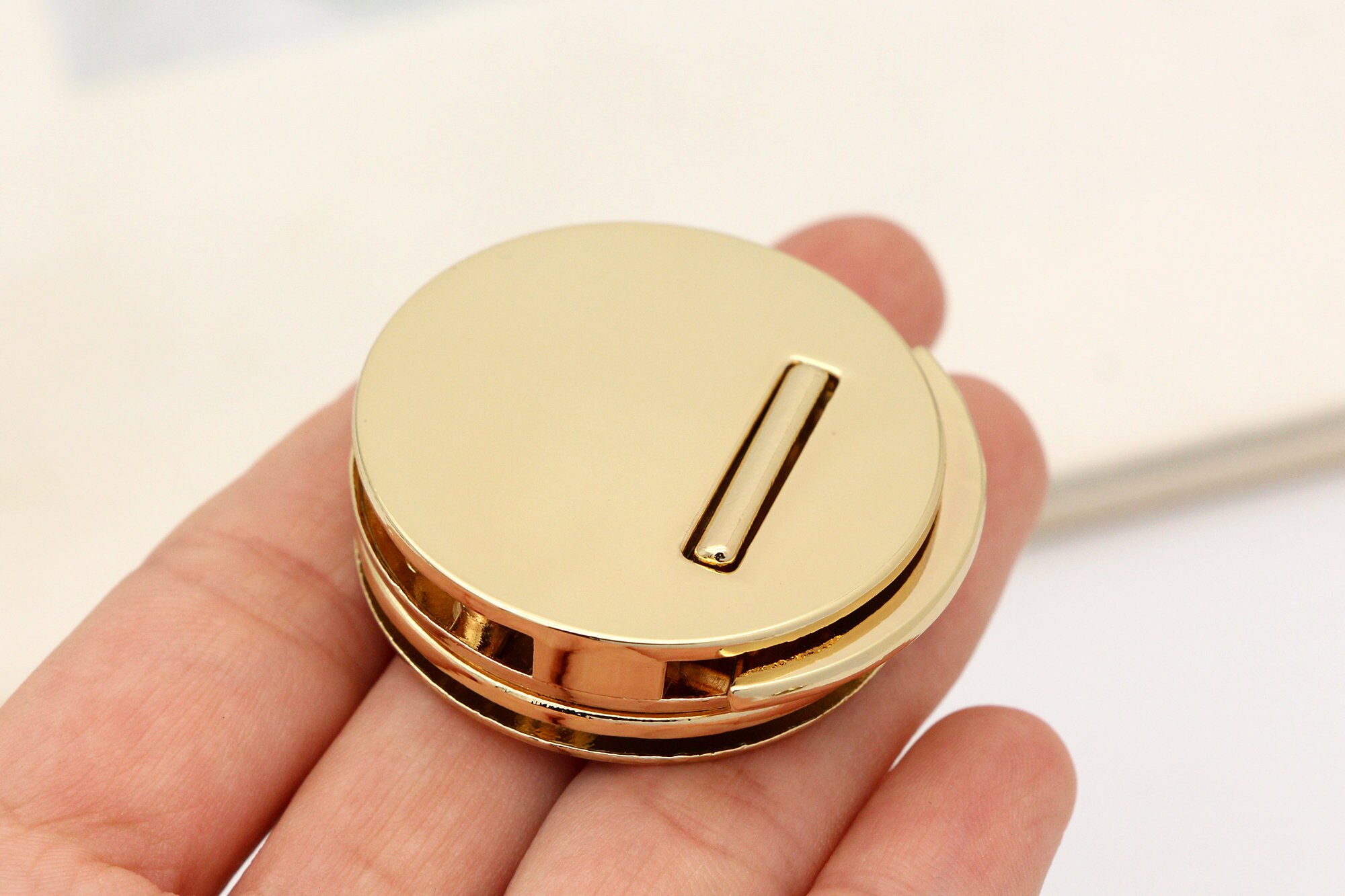 Gold Snap Lock Round Bag Lock Purse Lock Clutch Lock Metal - Etsy