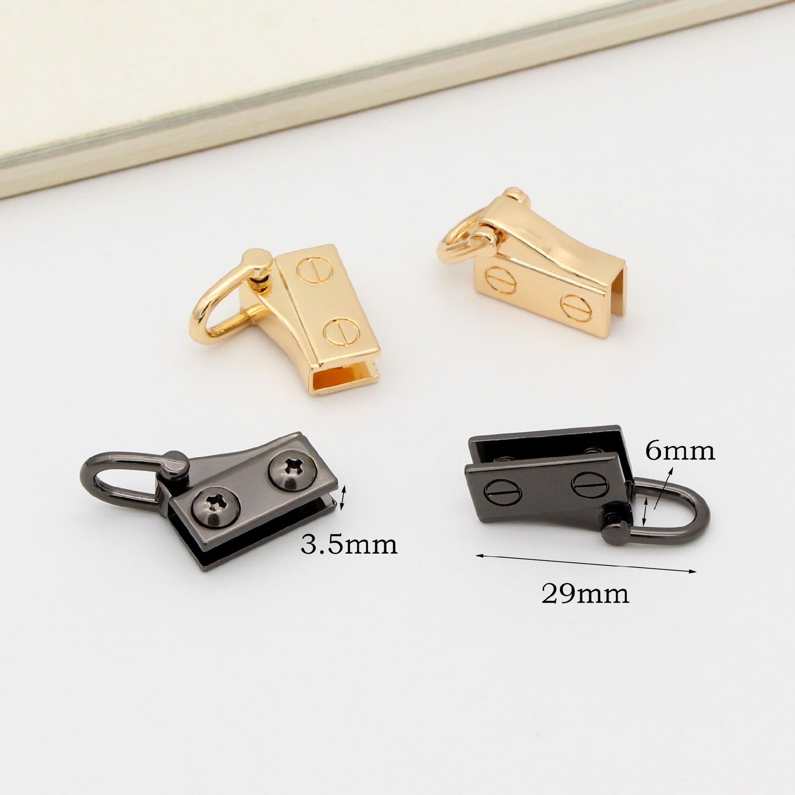 2pair Chain Connector Purse Ring Screw D Ring Buckle Screw - Etsy