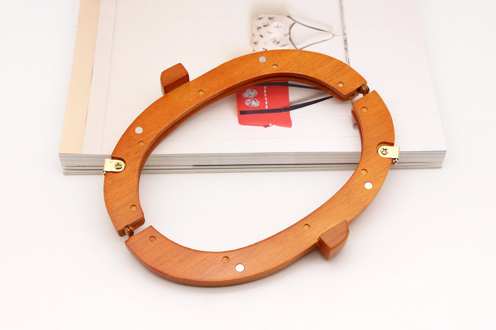 Wooden Purse Frame 15.55cm Wood Bag Frame Wood Clutch Frame - Etsy