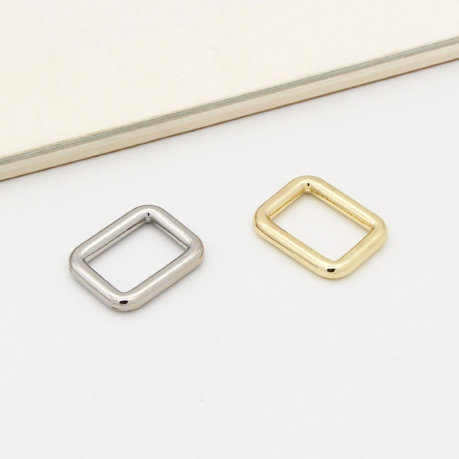 4pcs 3/4"(20mm) Rectangle Rings Purse Rectangular Ring Purse Ring Strap ...