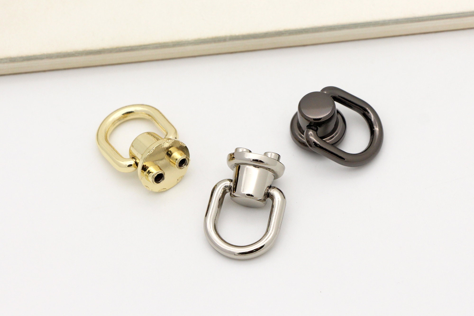 4pcs 1/212mm Screw D Ring Chain Connector Screw Rivet - Etsy