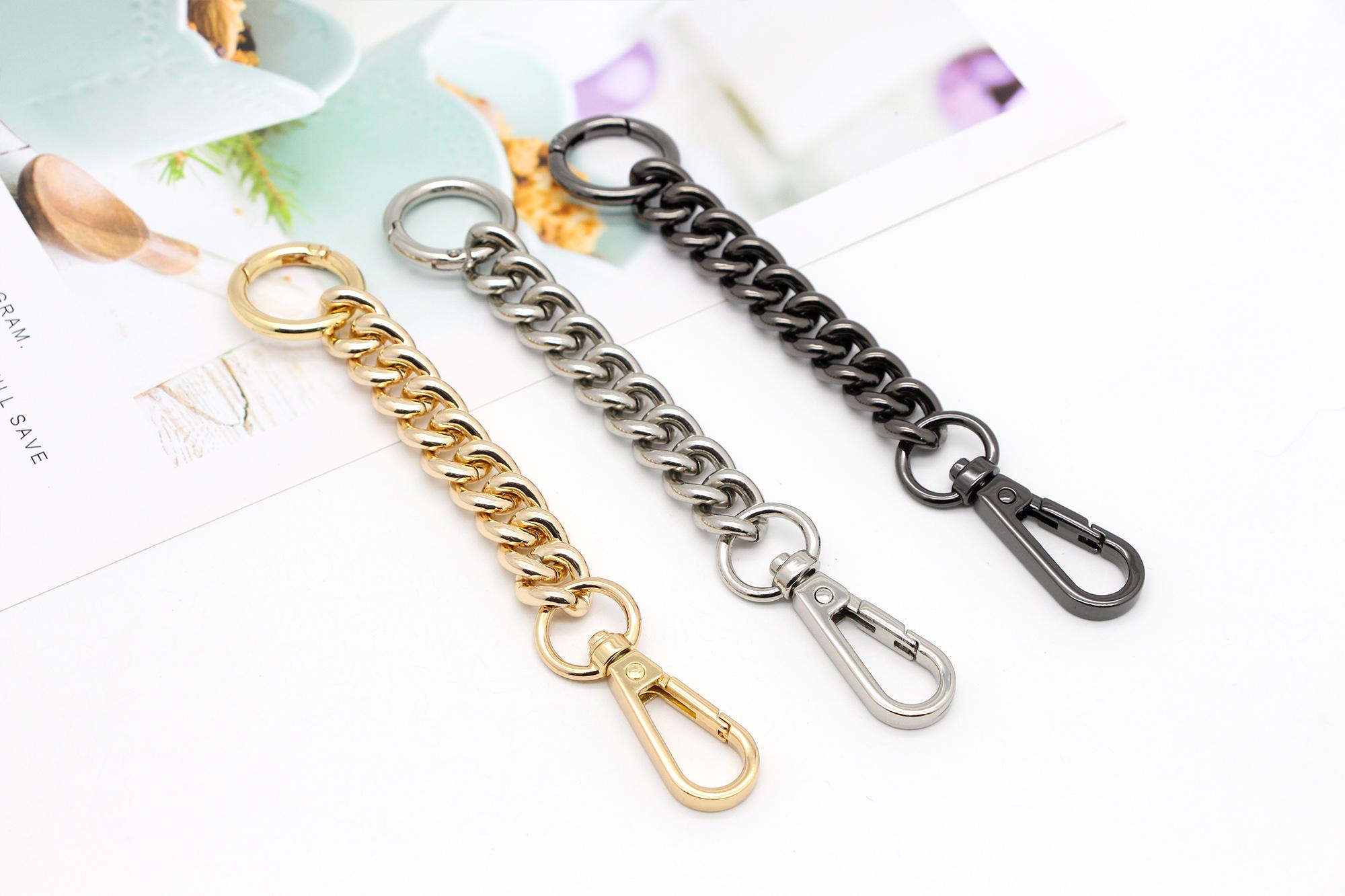 Chain Strap Extender 15cm Aluminum Bag Chain Replacement Strap Purse ...
