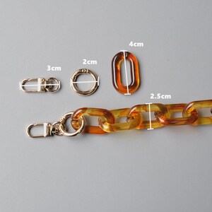 Bag Chain Acrylic Chain Purse Chain Bag Handle Bag Strap Plastic ...