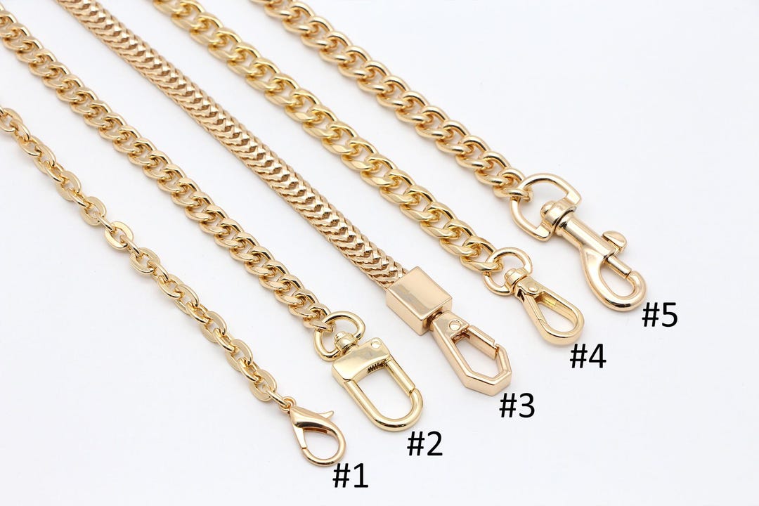 Gold Chain Strap Bag Chain Replacement Strap Purse Chain Bag Strap Bag ...