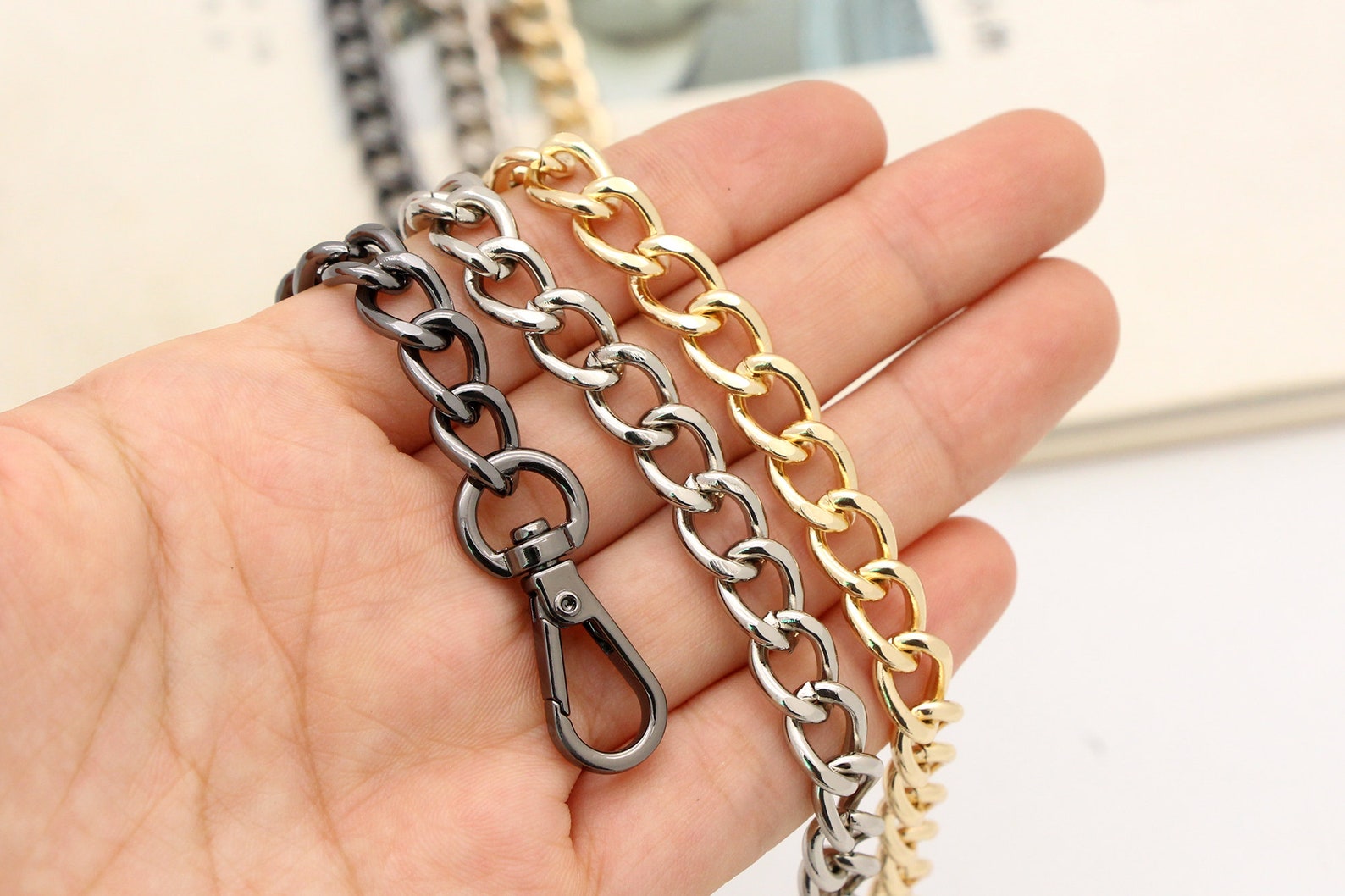 120cm Purse Chain With Swivel Clasp Bag Chain Finished Chain | Etsy