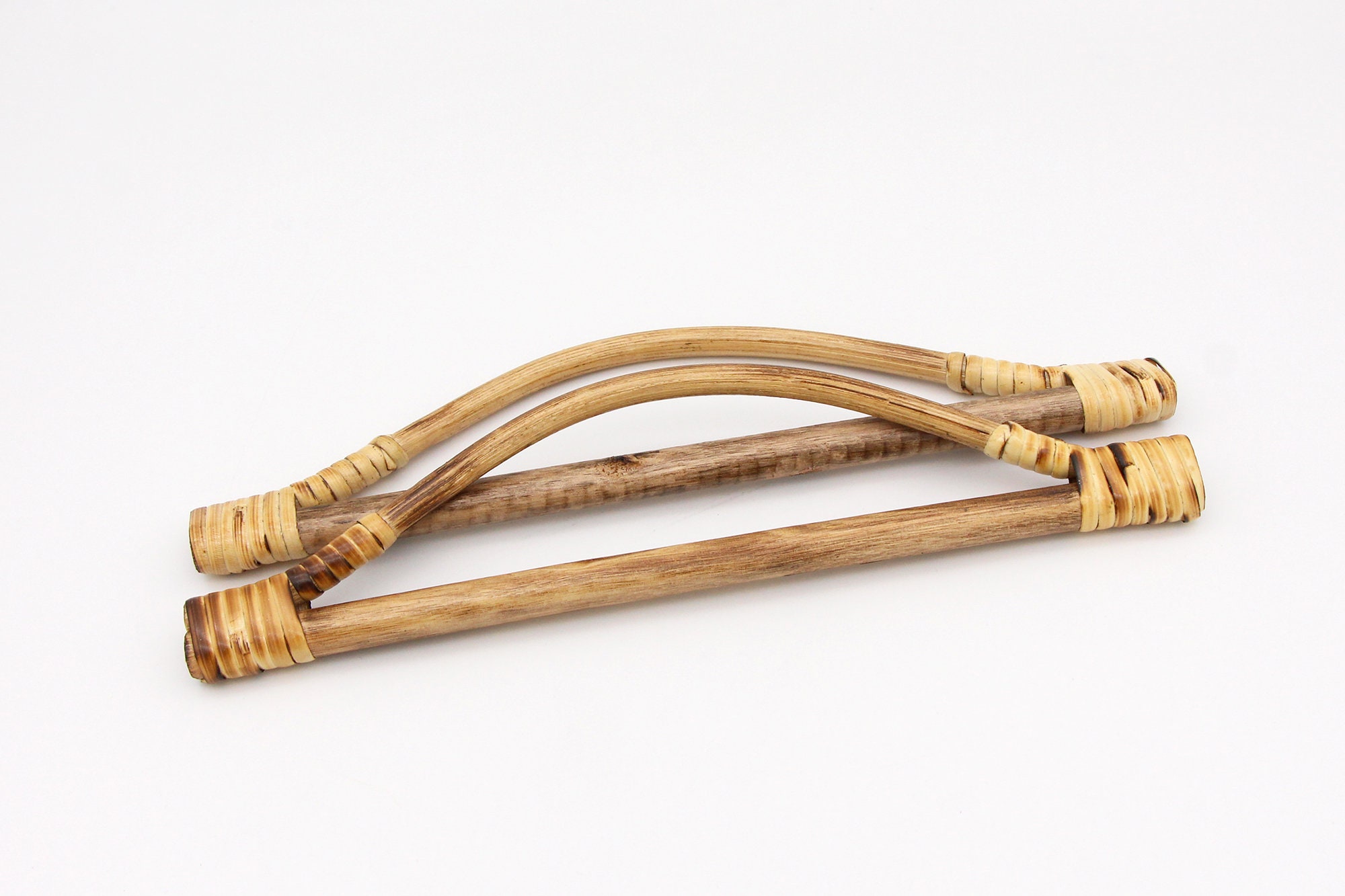 1pair Wooden Handle Bag Handle Bamboo Handles Wood Handle Tote - Etsy