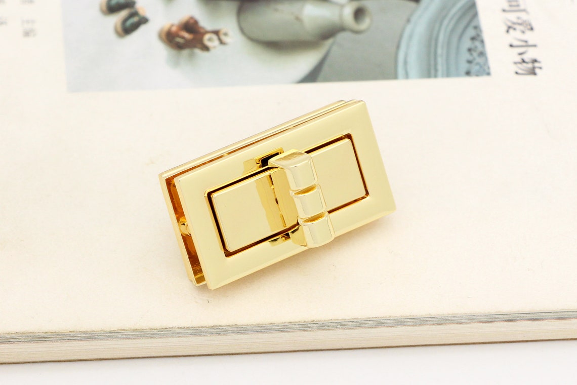 Purse Lock Twist Lock bag lock Turn lock leather bag lock | Etsy