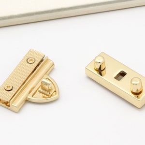 Snap Lock Purse Lock Gold Bag Lock Metal Lock Purse Clasp Turn Lock ...