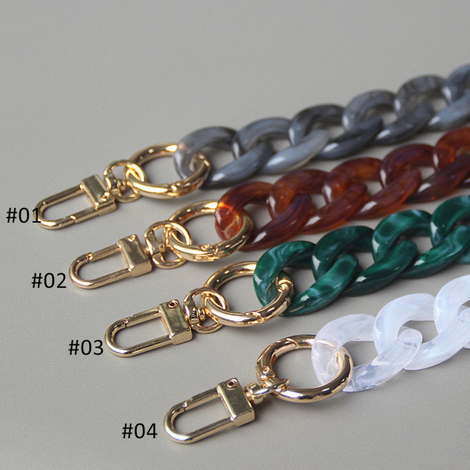 Acrylic Chain Bag Chain Purse Chain Bag Handle Bag Strap - Etsy