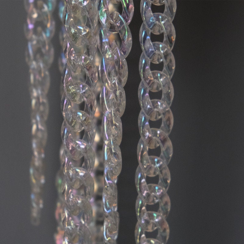 Bag Chain With Swivel Clasp Acrylic Chain Transparent Chain - Etsy
