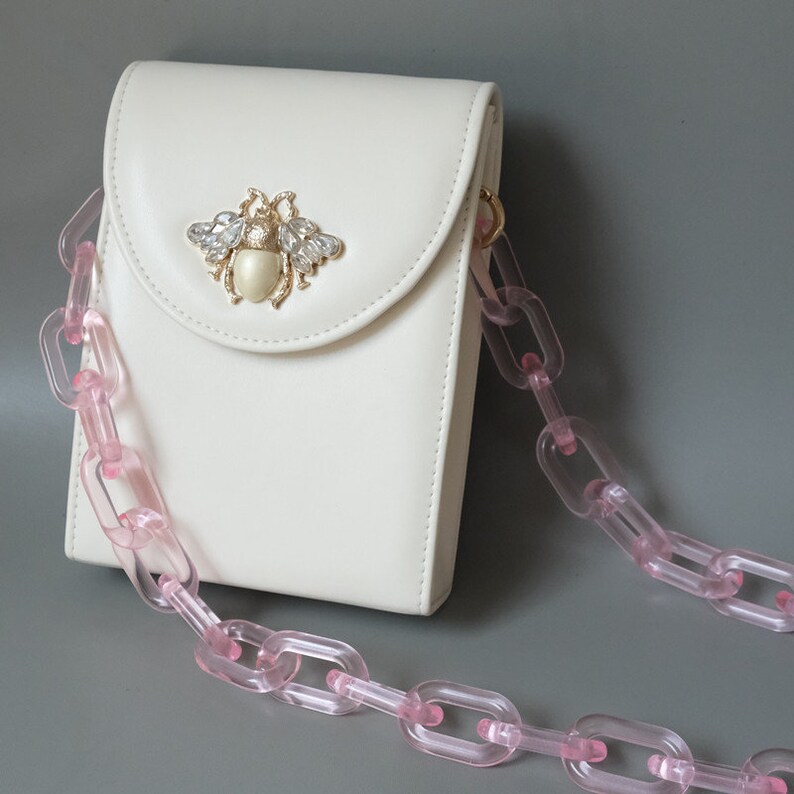 Bag Chain With Swivel Clasp Acrylic Chain Purse Chain Bag - Etsy