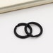 10pcs 15mm Key Ring Black Split Ring Flat Split Key Ring for Keychain ...
