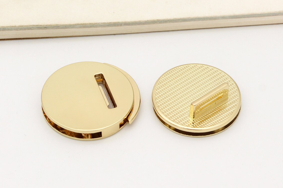 Gold Snap Lock Round Bag Lock Purse Lock Clutch Lock Metal - Etsy