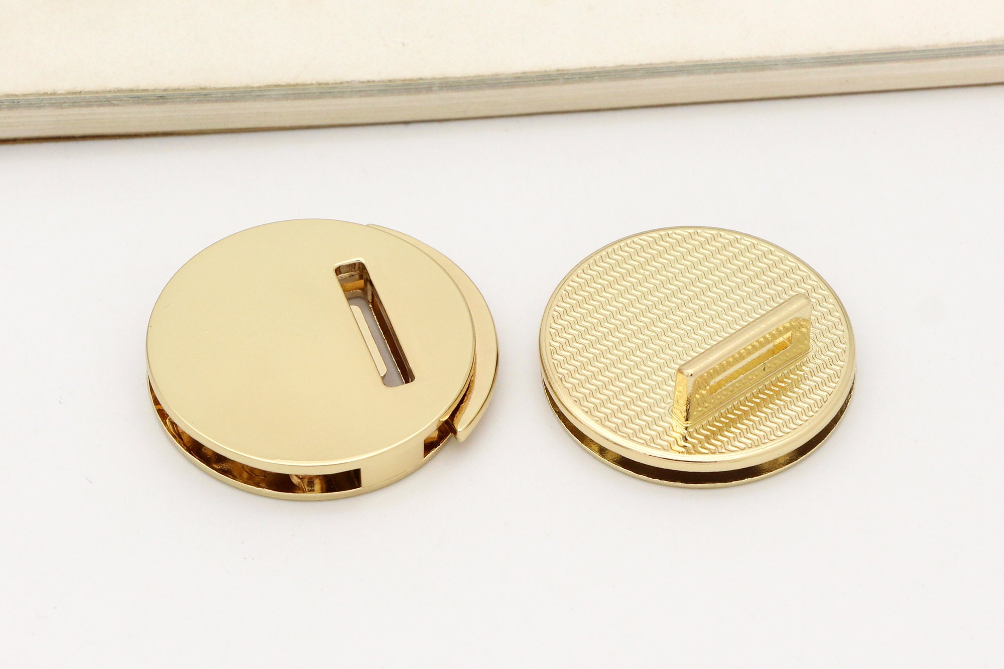 Gold Snap Lock Round Bag Lock Purse Lock Clutch Lock Metal - Etsy