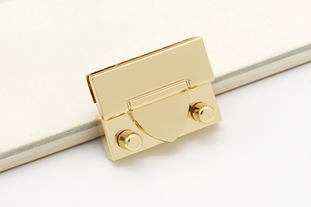 Snap Lock Purse Lock Gold Bag Lock Metal Lock Purse Clasp Turn Lock ...