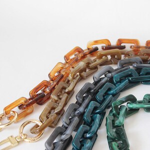 Bag Chain With Swivel Clasp Acrylic Chain Purse Chain Bag Handle Bag ...