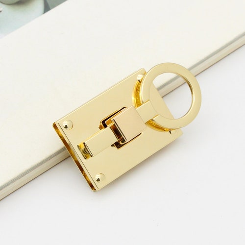 Gold Purse Lock Twist Lock Bag Lock Turn Lock Purse Hardware - Etsy