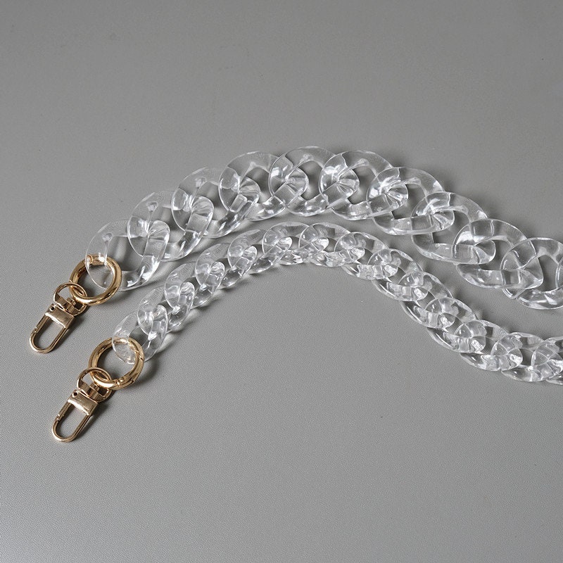 Transparent Acrylic Chain Bag Chain Purse Chain Bag Handle Bag - Etsy