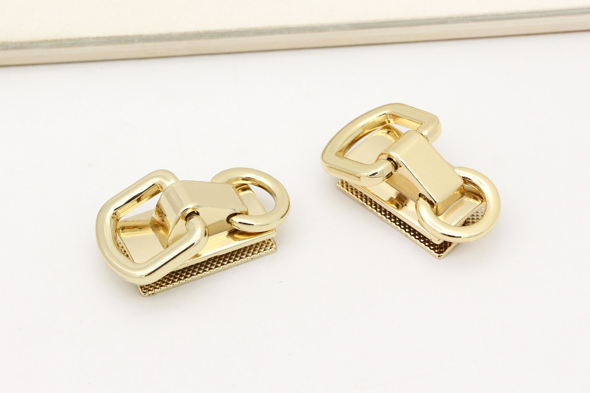 4pcs Gold Chain Connector Bridge Buckle D Ring Connector Ring - Etsy