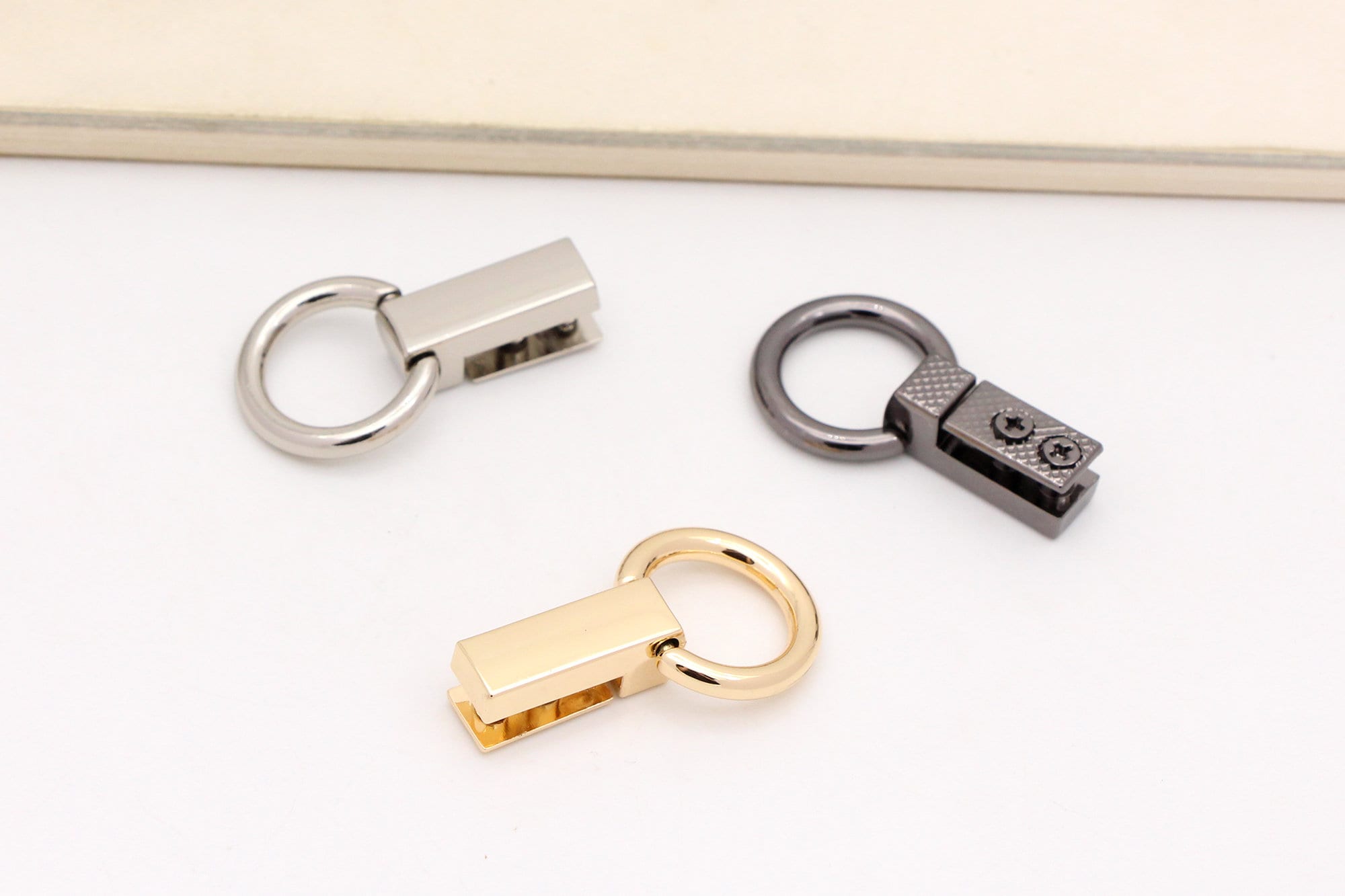 4pcs Bridge Buckle Bag Chain Connector Screw D Ring Bag Strap Hardware ...
