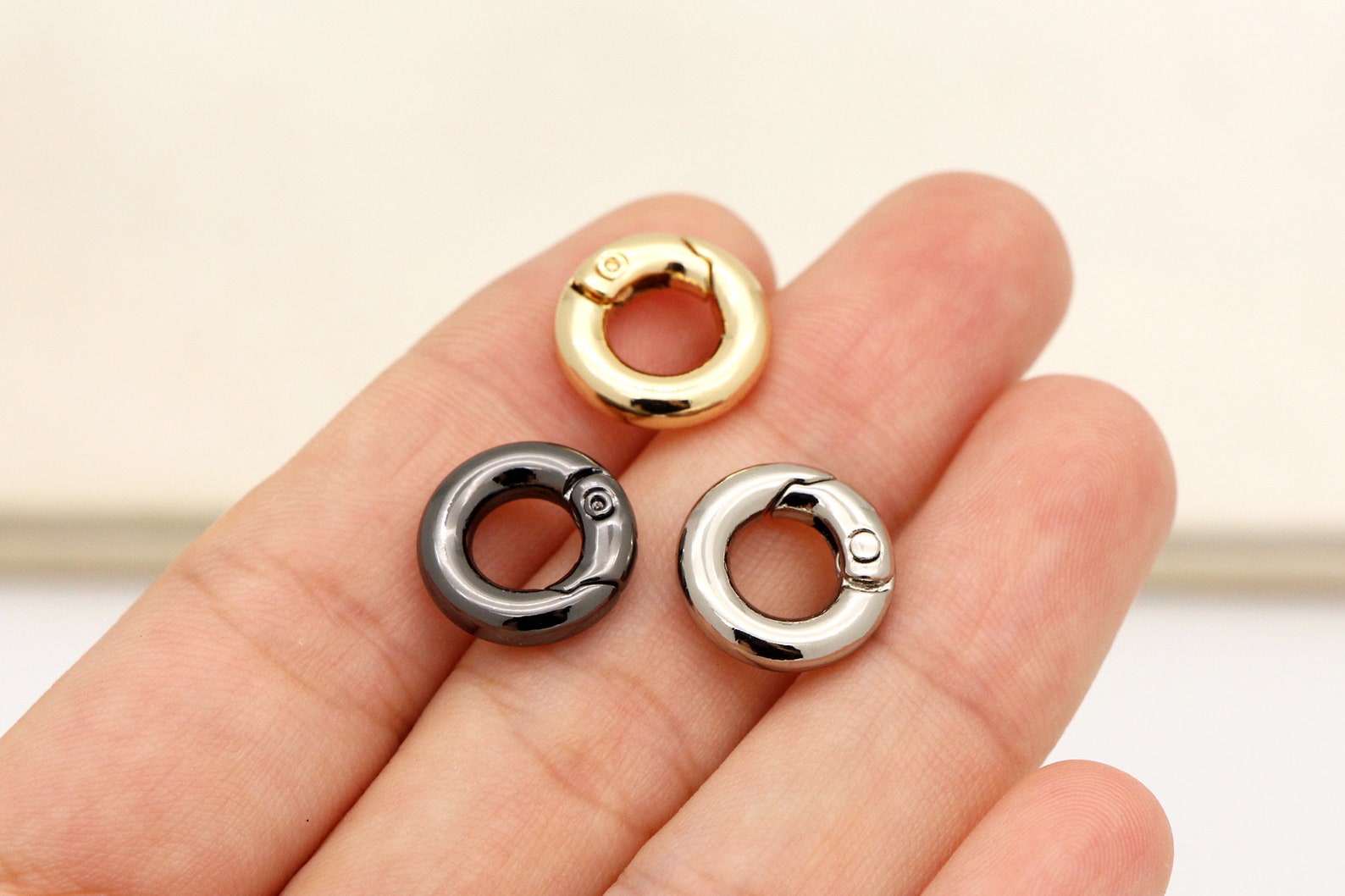 10pcs 1/47mm Small Spring Gate Ring Spring Ring Push | Etsy