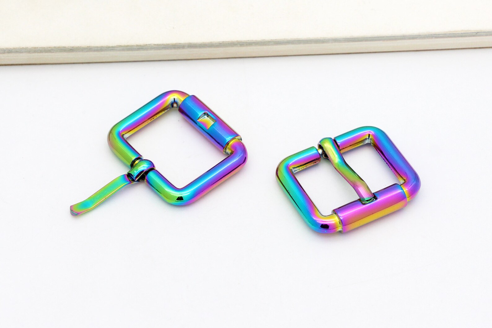 2-4-10pcs 1"(25mm) Rainbow Pin Buckle Bag Strap Buckle Belt Buckle ...