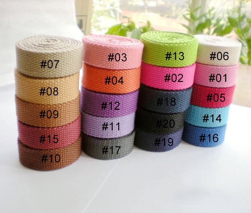 Cotton Webbing 3/4 Wide Webbing Bag Handles Bag Strap - Etsy