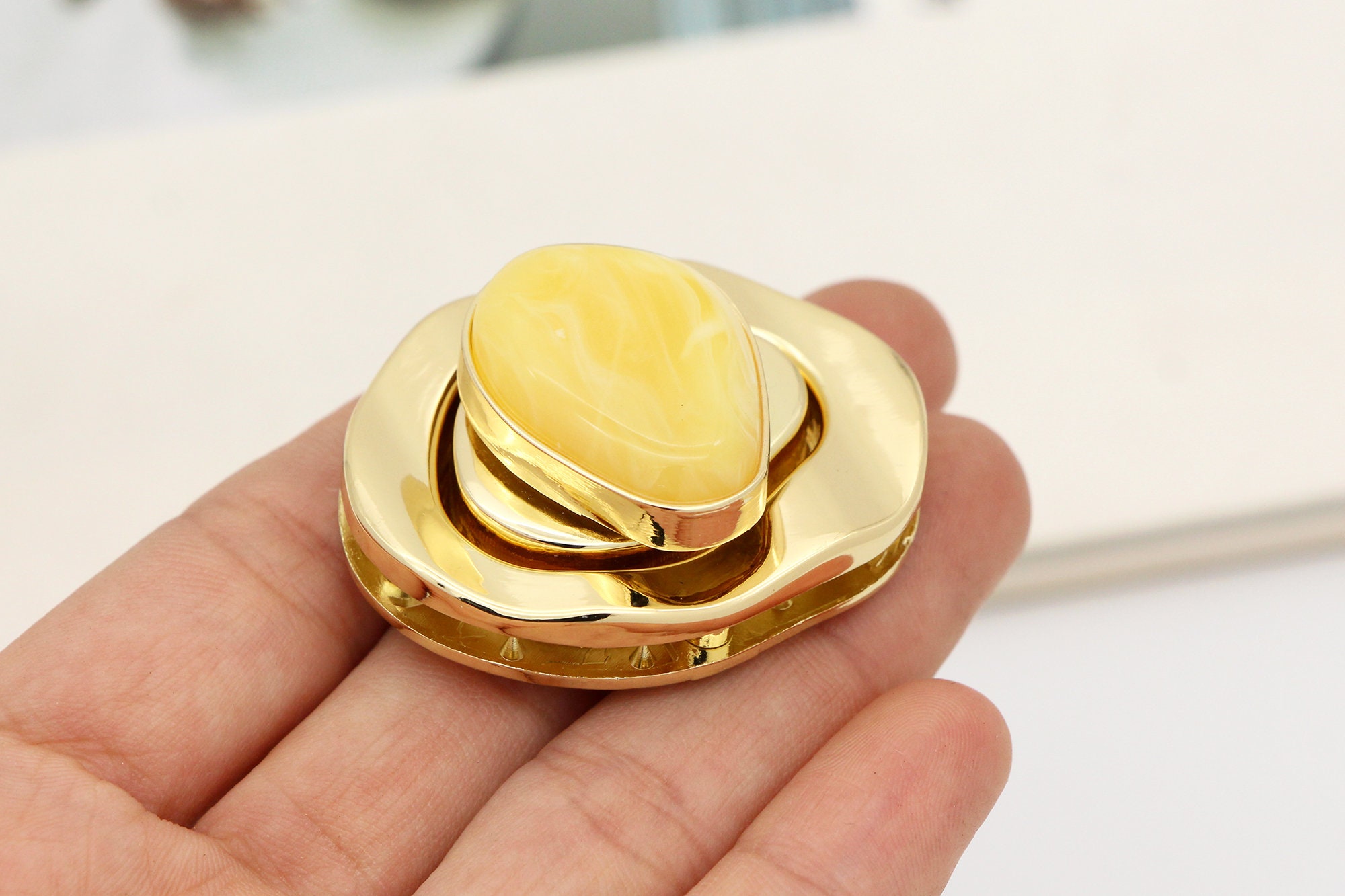 Purse Lock Gold Twist Lock Bag Lock Handbag Lock Purse Frame - Etsy