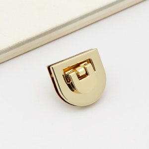 Wallet Lock Gold Purse Lock Bag Lock Flip Lock Turn Lock Leather ...